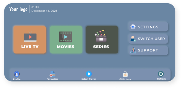 Custom and Rebrand Iptv App - IPTV Blink Player