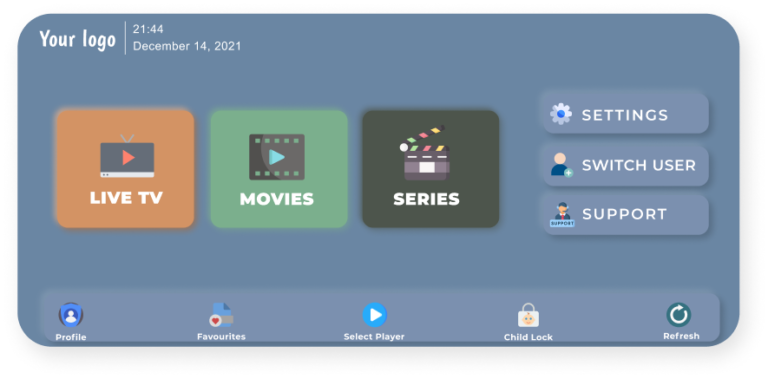 Custom and Rebrand Iptv App - IPTV Blink Player