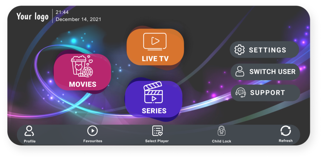 Custom and Rebrand Iptv App - IPTV Blink Player
