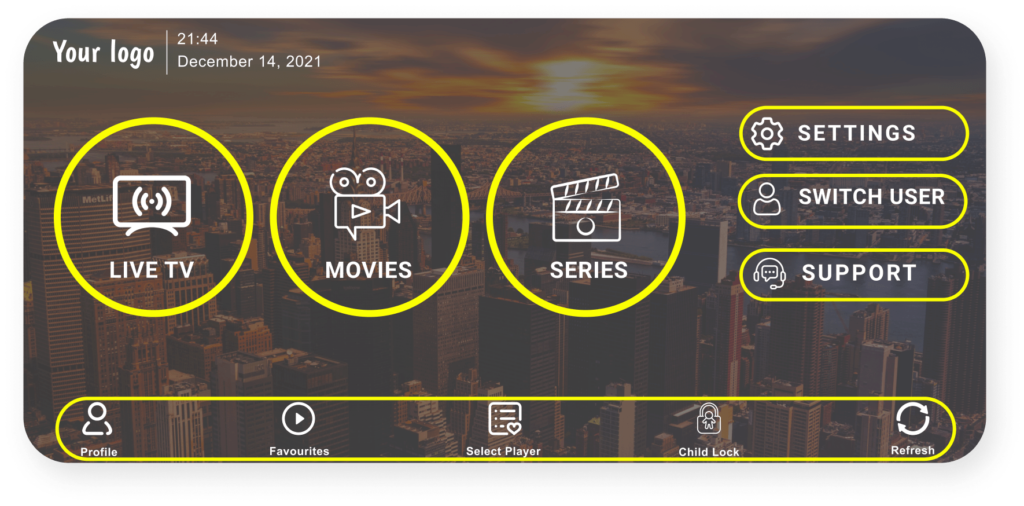 Custom and Rebrand Iptv App - IPTV Blink Player