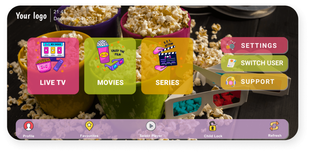 Custom and Rebrand Iptv App - IPTV Blink Player