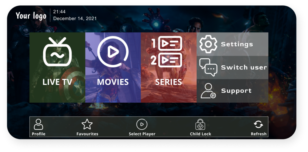 Custom and Rebrand Iptv App - IPTV Blink Player