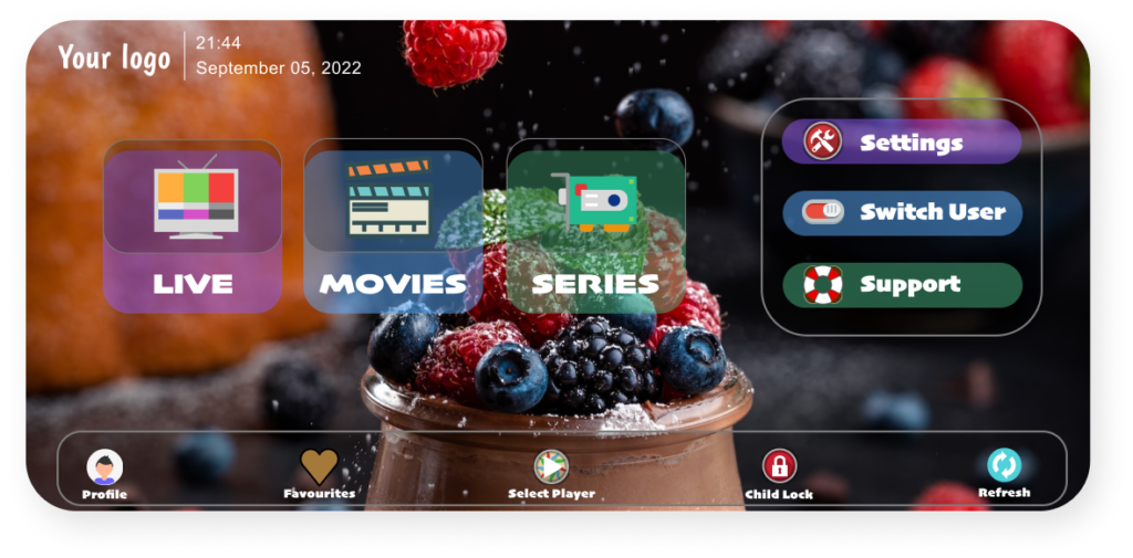 Custom and Rebrand Iptv App - IPTV Blink Player