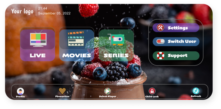 Custom and Rebrand Iptv App - IPTV Blink Player