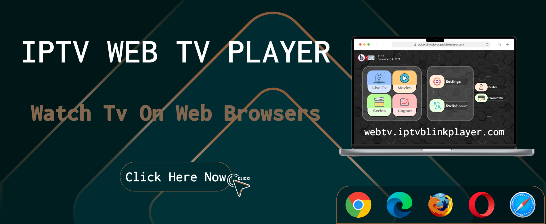 Iptv web tv player - IPTV Blink Player