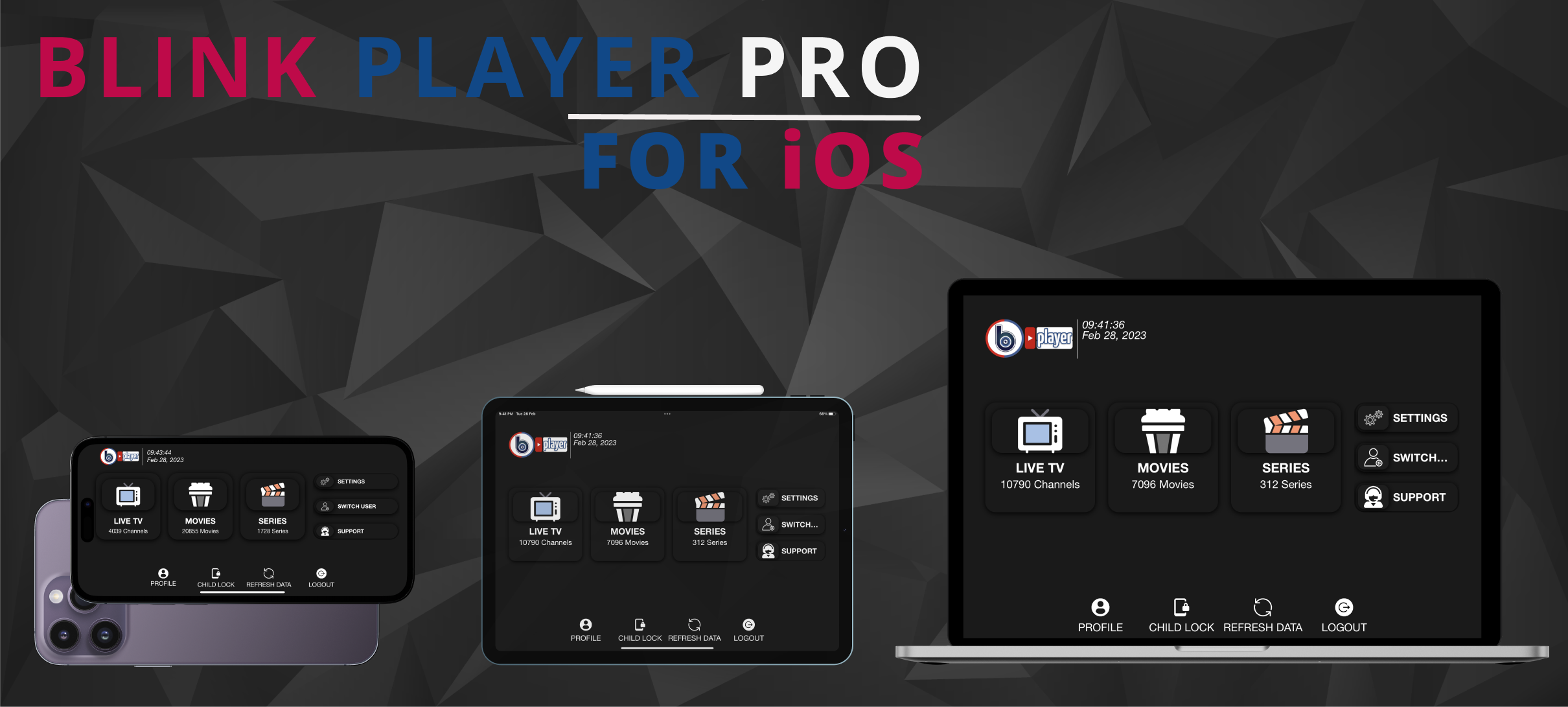Blink Player Pro for iOS - IPTV Blink Player